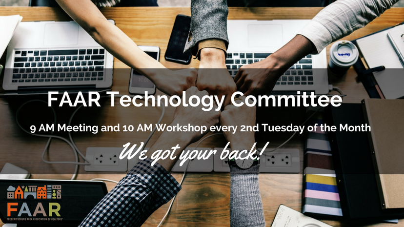 The Technology Committee has got your back! - Fredericksburg Area ...