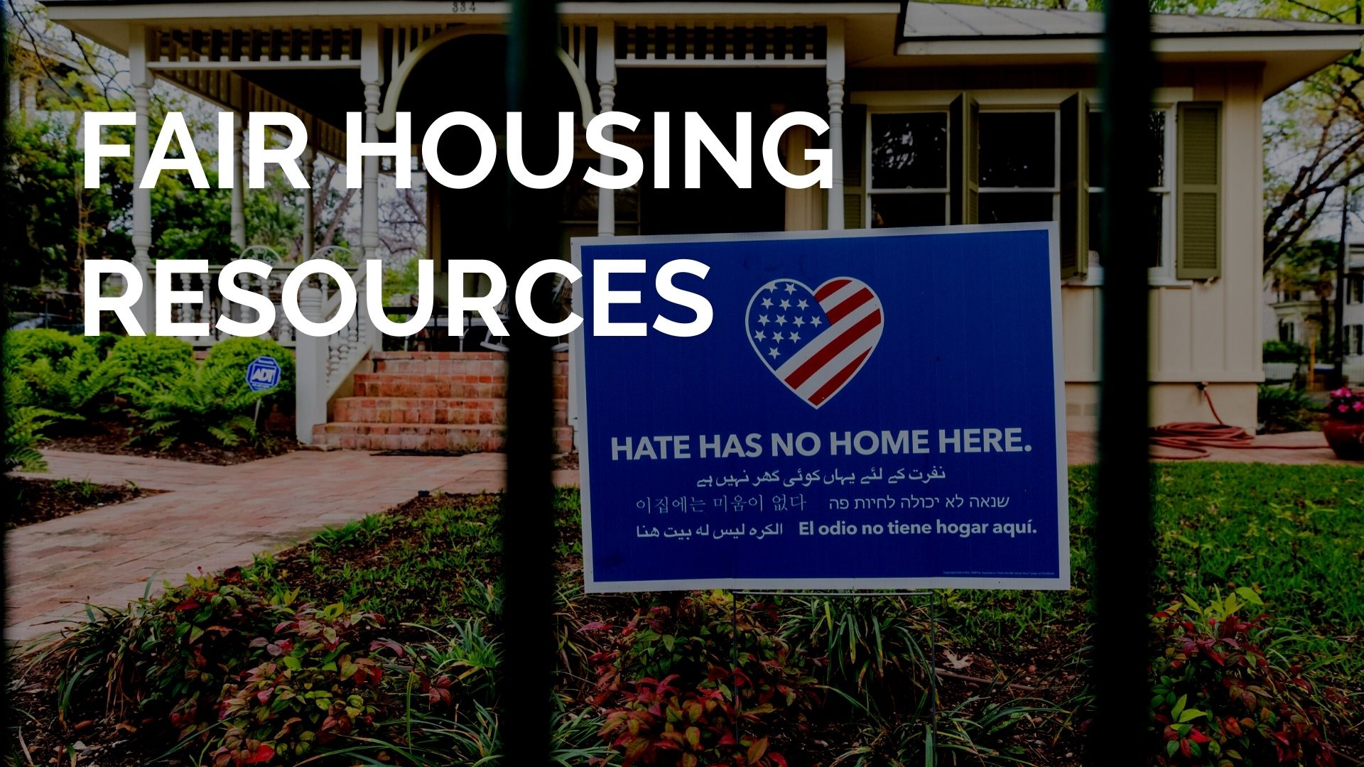 FAIR HOUSING RESOURCES - Fredericksburg Area Association of Realtors - FAAR
